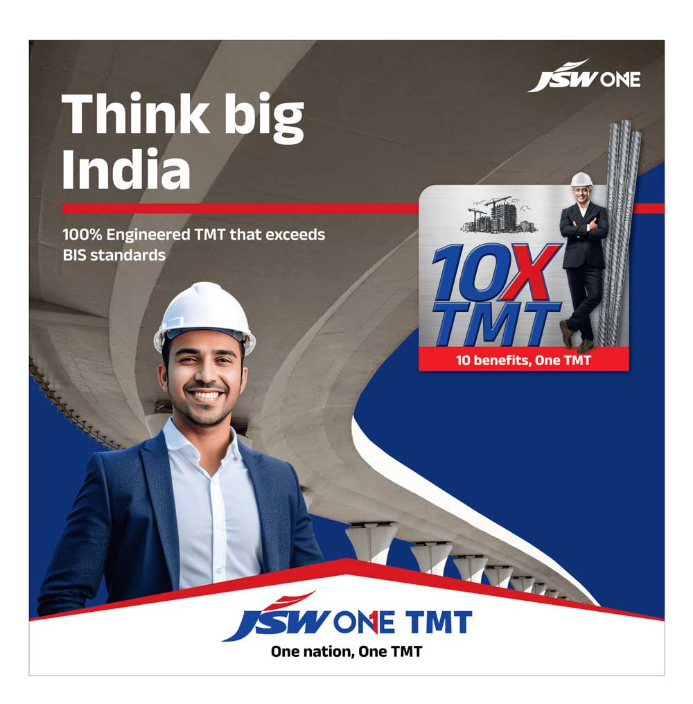 JSW One TMT Superior Quality TMT Bars For Your Construction Needs JSW One TMT Superior Quality TMT Bars For Your Construction Needs
